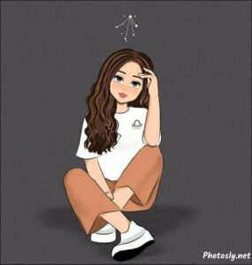 [325+] Cute & Stylish Instagram Cartoon DP For Girls - PhotosLy