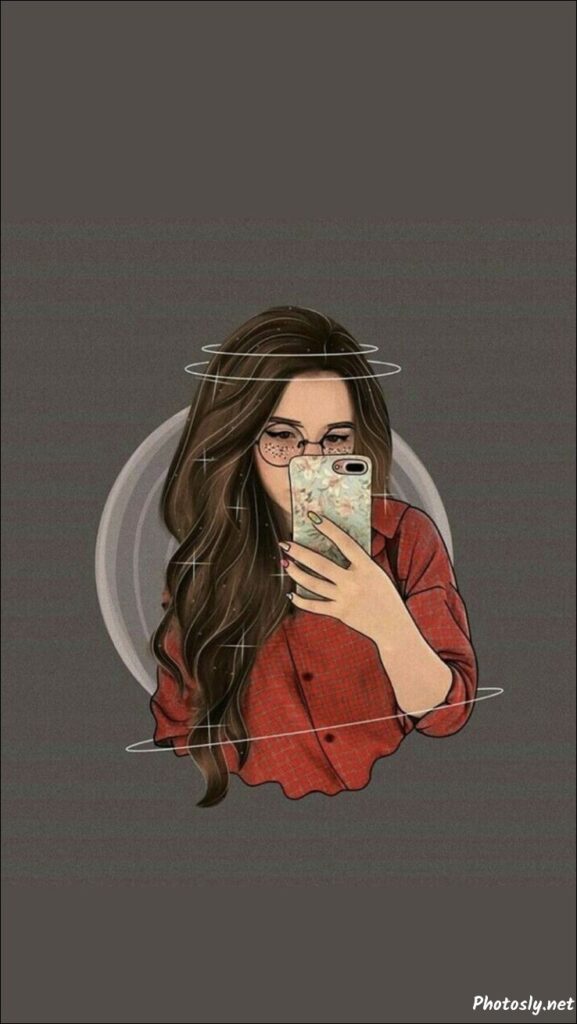 [325+] Cute & Stylish Instagram Cartoon DP For Girls - PhotosLy